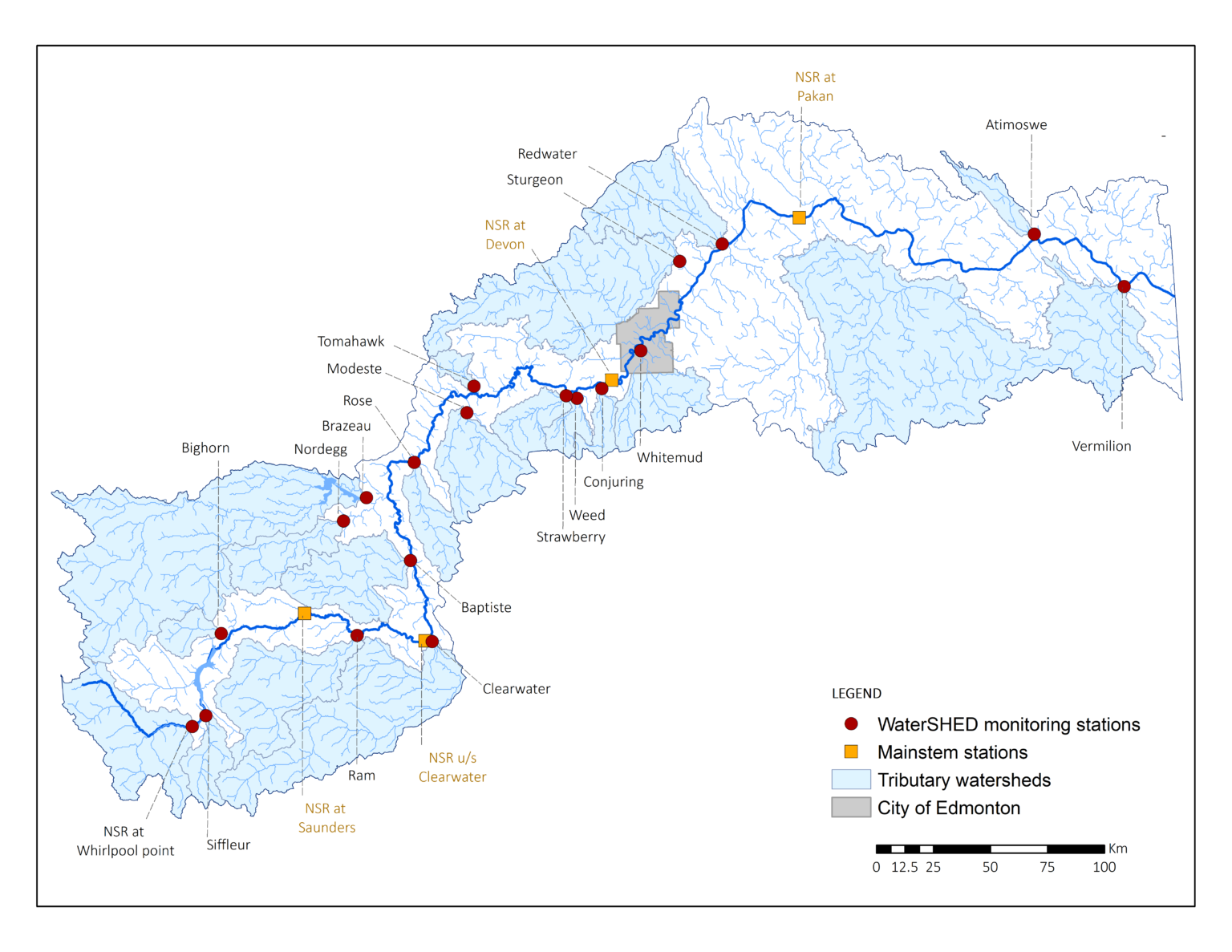 The WaterSHED North Saskatchewan River Monitoring Program | Alberta ...